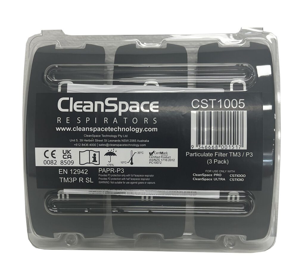 CleanSpace CSTParticulate StandardTM3 P3Filter3pk - Independent EHS